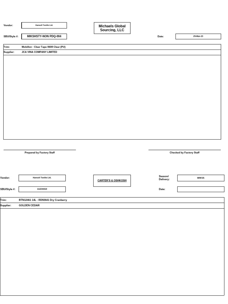 Mobilon Trim Card | PDF