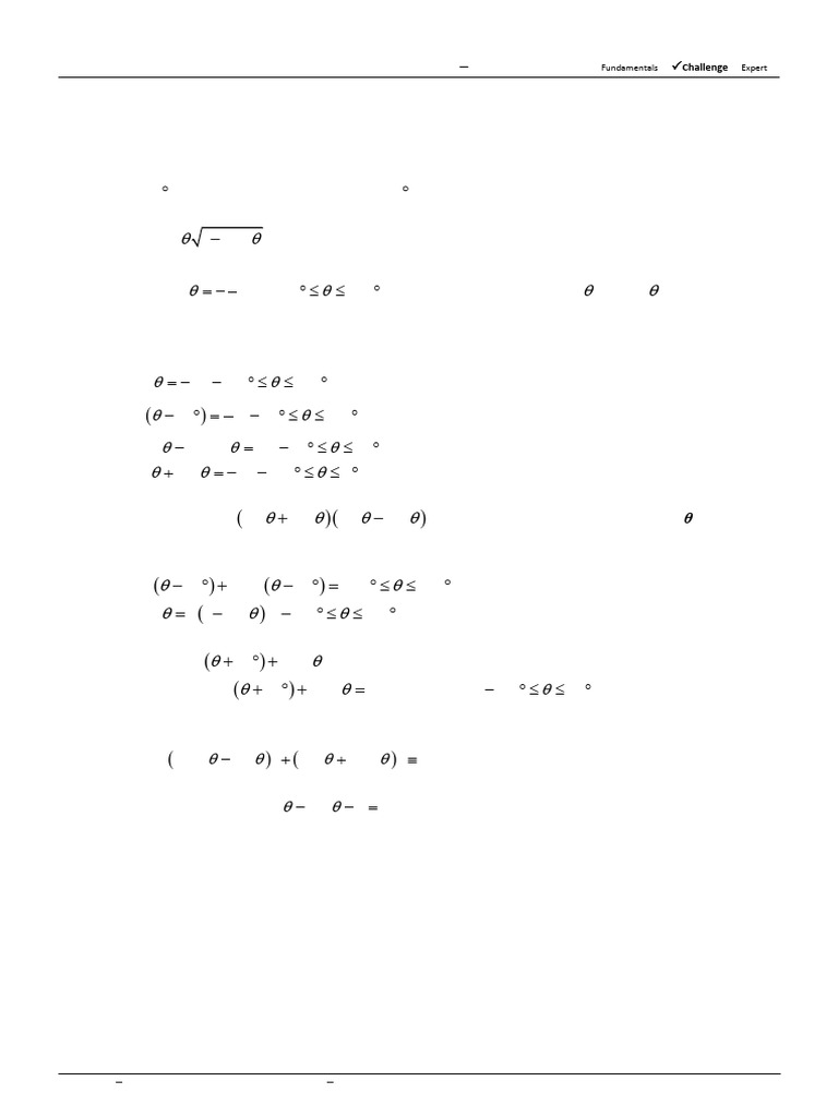 Trigonometric Identities Test A | PDF | Trigonometric Functions ...