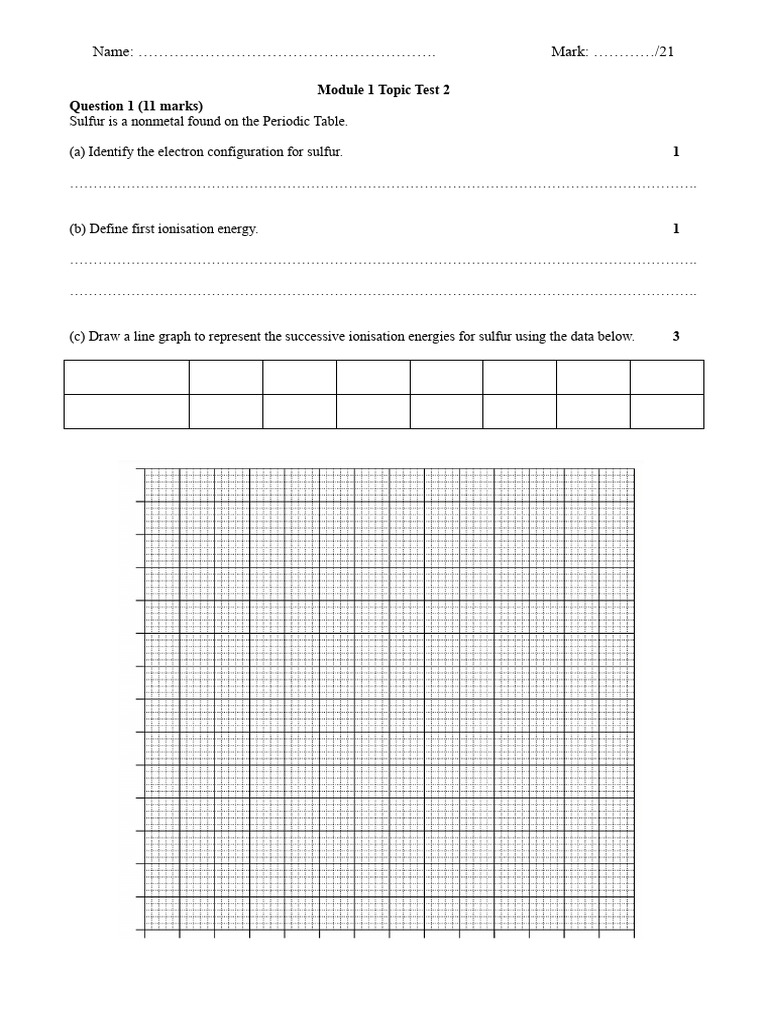 4-5. Module 1 Topic Test 2 | PDF | Atomic Orbital | Light