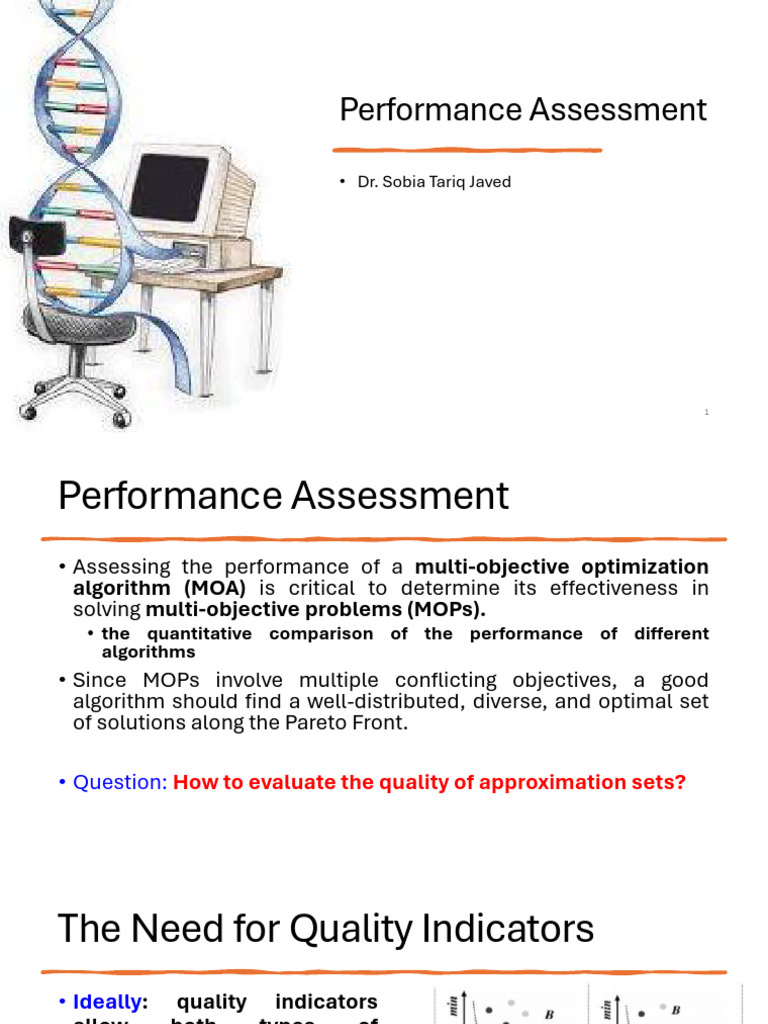 Lec 14 Performance Assessment of MOO | PDF | Mathematical Optimization | Pareto Efficiency