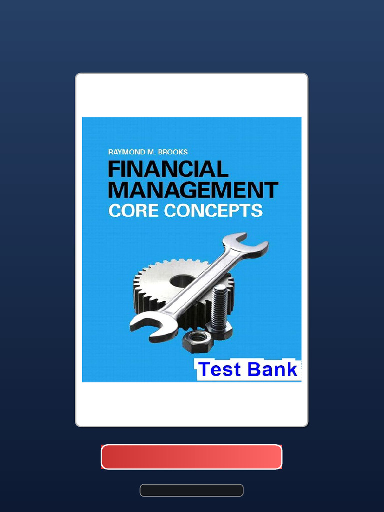Get Test Bank For Financial Management Core Concepts 3rd Edition ...