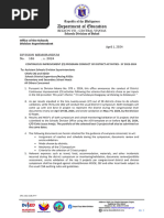 DM No. 003 S. 2026.PDF Cos Renew | PDF