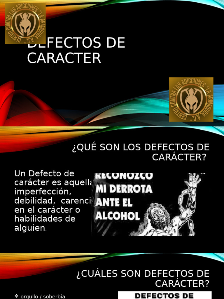 Defectos de Caracter | PDF