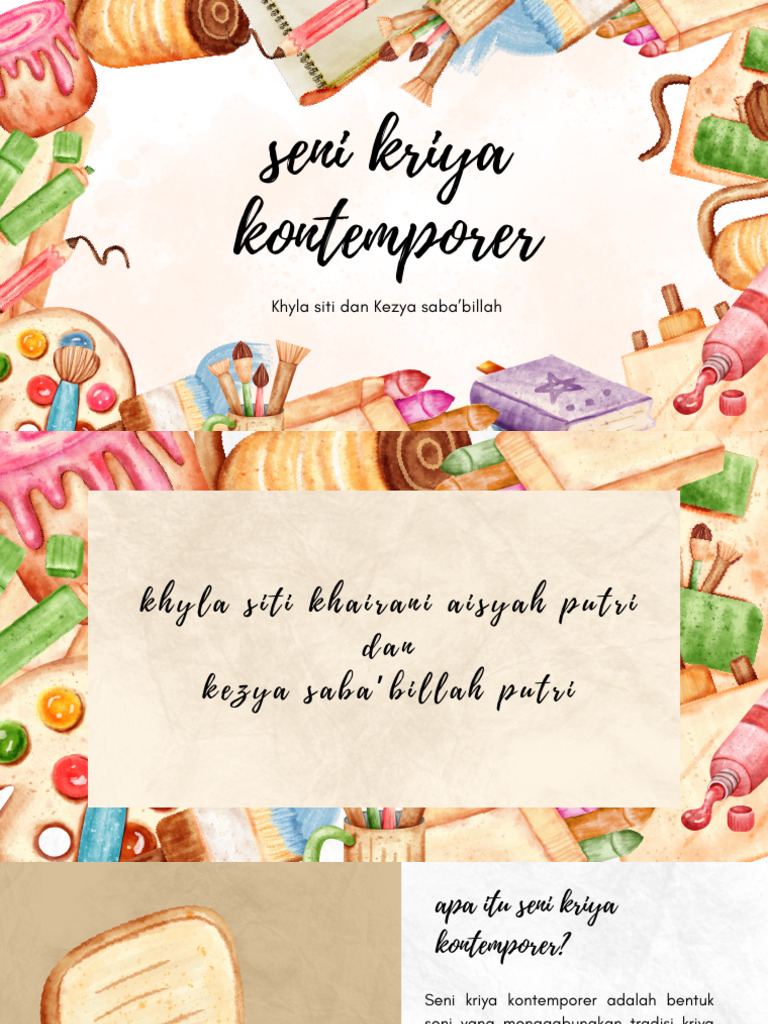 Seni Kriya Kontemporer | PDF