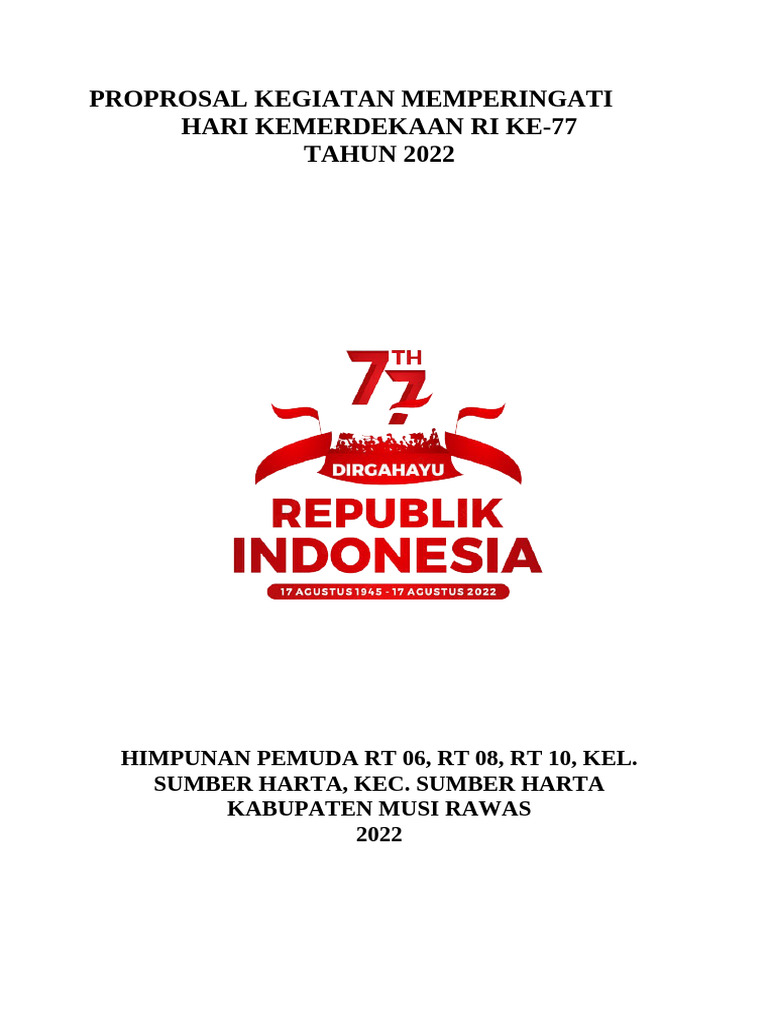 Proposal Hut Ri N | PDF