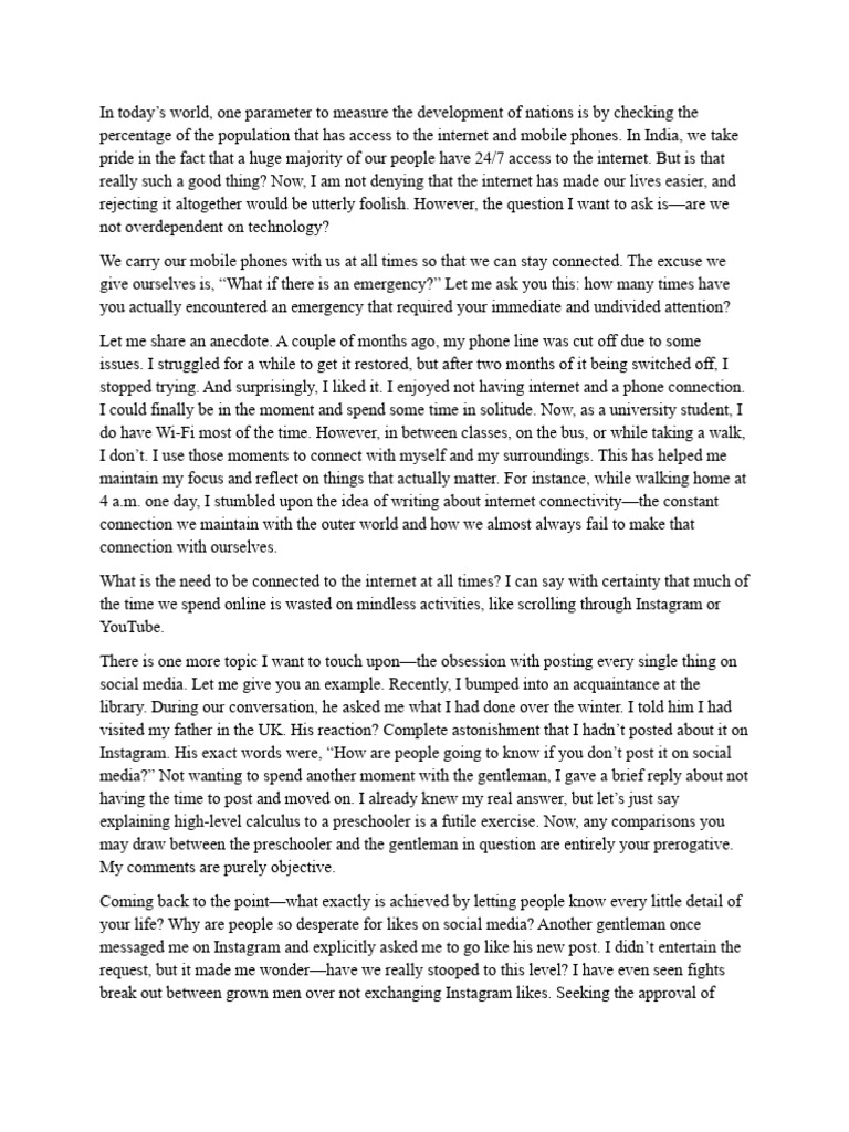 Connected, Yet Disconnected | PDF