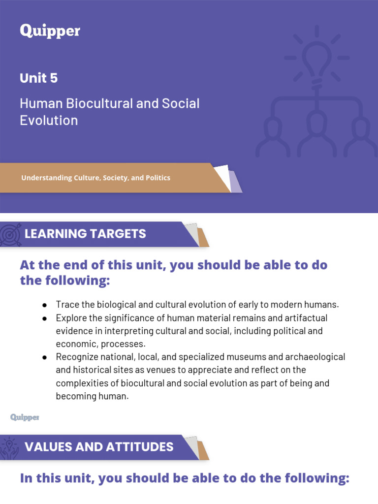 Human Biocultural Evolution Overview | PDF | Homo | Human Evolution