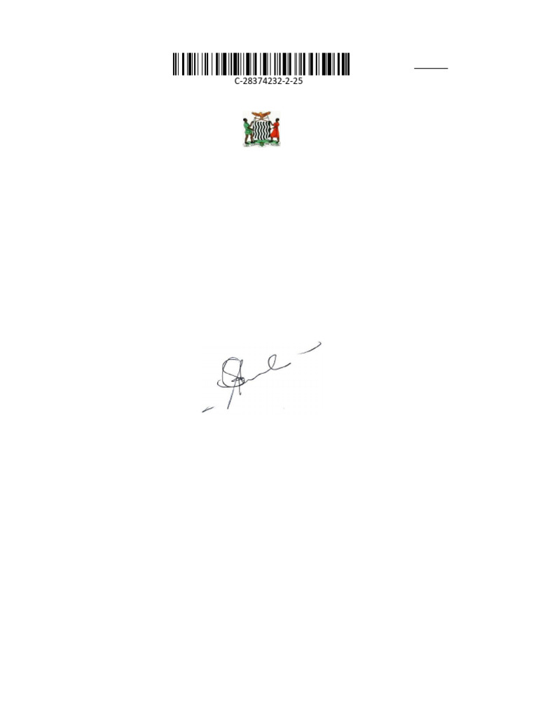 Work Permit Approval Letter - Enow Martin | PDF