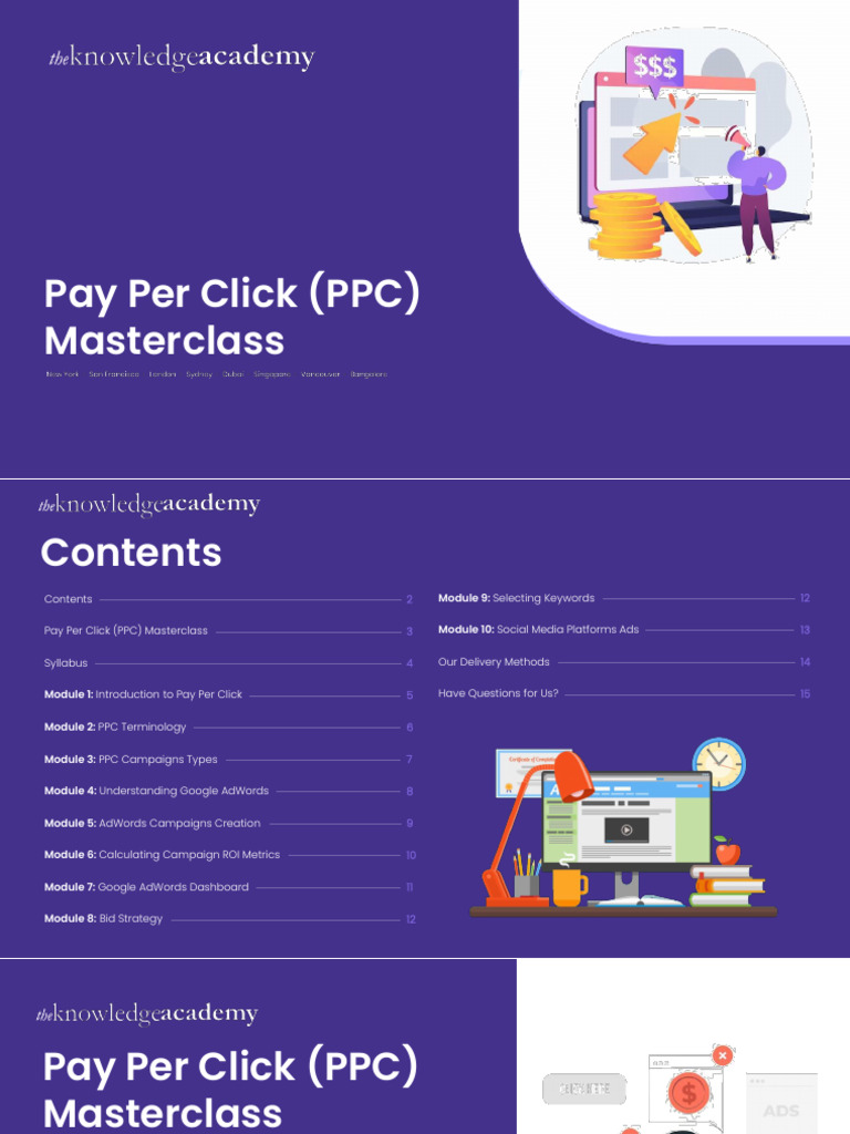 Pay Per Click (PPC) Masterclass | PDF | World Wide Web | Internet & Web