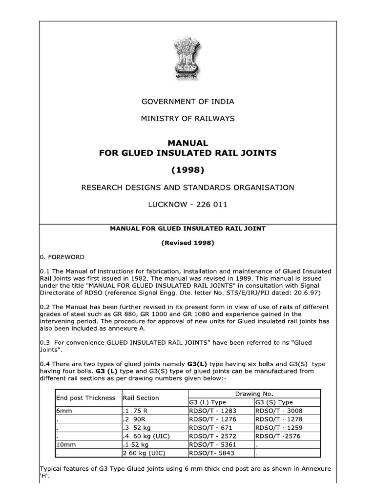 Glued Joint - Manual | PDF