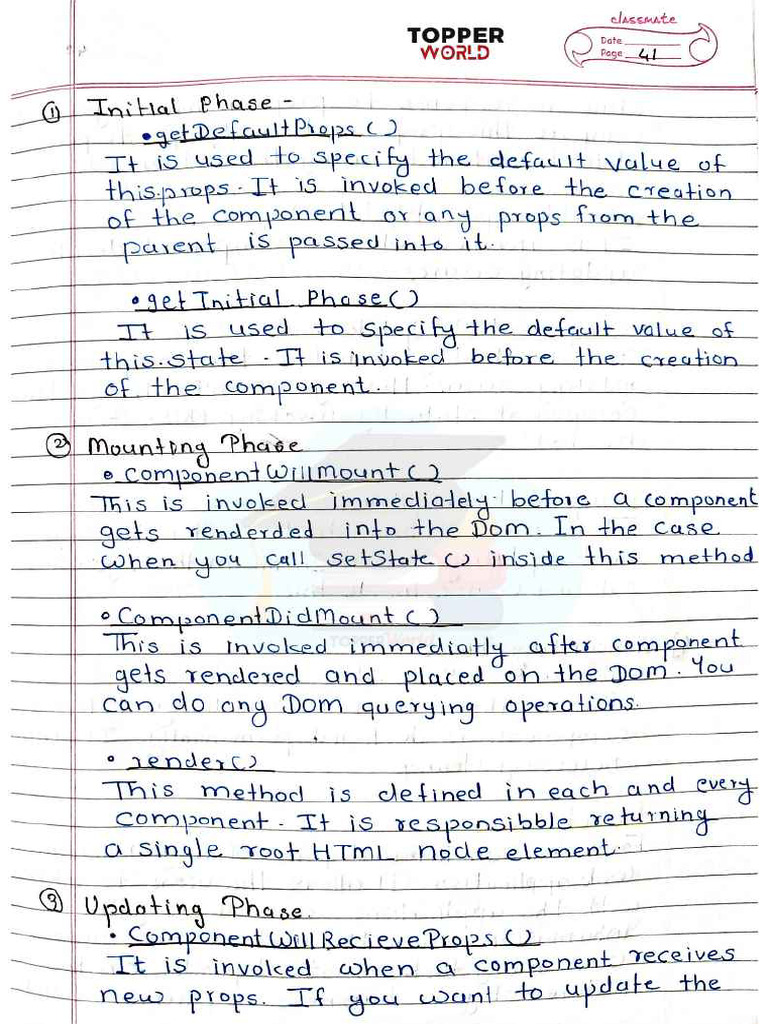 React Js Notes-45-89 | PDF