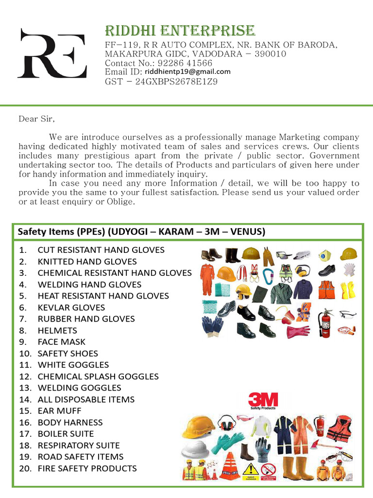 Riddhi Enterprise - Comapny Profile | PDF