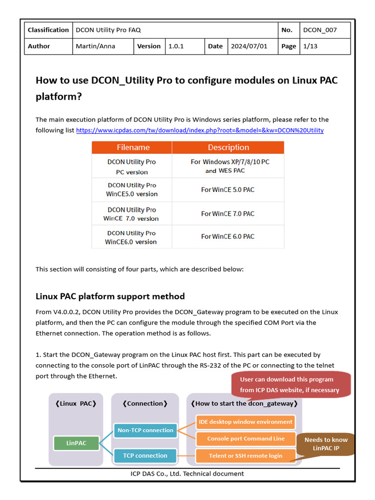 DCON 01 007 How To Configure Modules On Linux PAC Platform | PDF | Computer Terminal | Computing