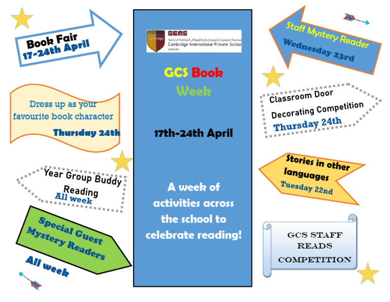 GCS Book Week 2024.25 Poster | PDF