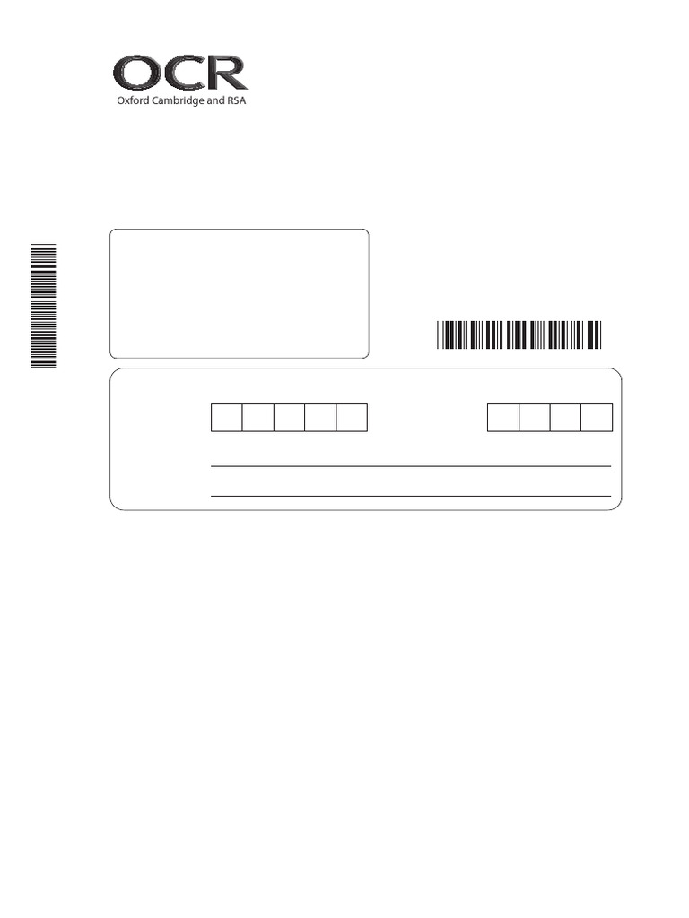 June 2023 QP - Paper 1 OCR Computer Science As-Level | PDF | Queue (Abstract Data Type ...