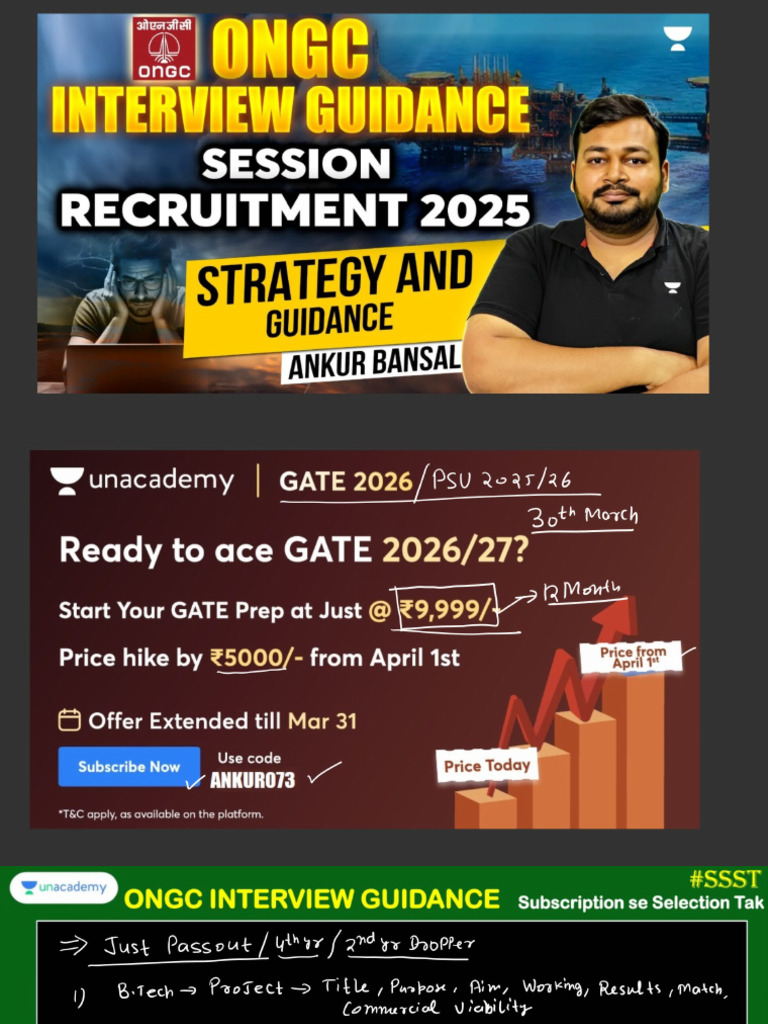 ONGC Interview Guidance | PDF