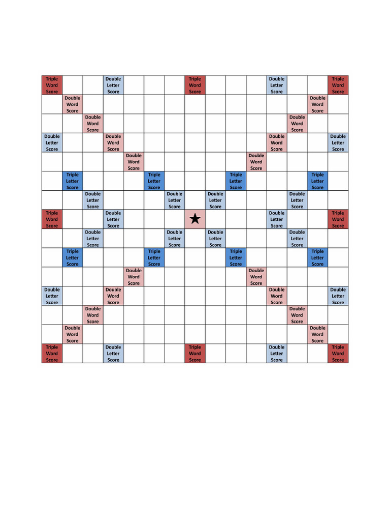 Printable Scrabble Board Game Tiles - JPG | PDF