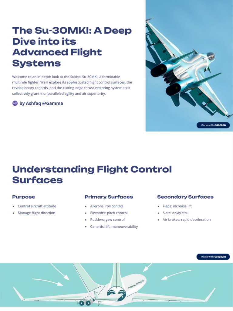 The Su 30MKI A Deep Dive Into Its Advanced Flight Systems | PDF ...