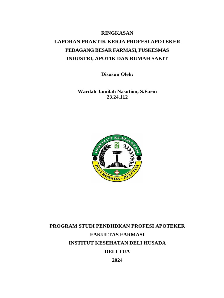 Ringkasan Wardah Jamilah Resep Baru | PDF