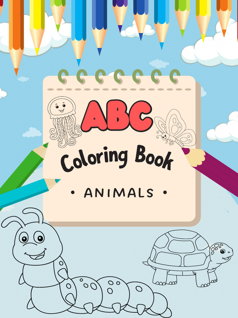 Animal Alphabet Coloring Booklet-1 | PDF