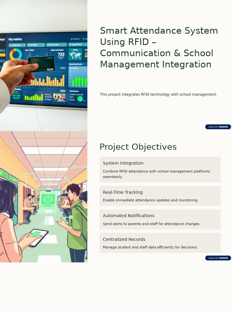 Smart Attendance System Using RFID Communication and School Management ...