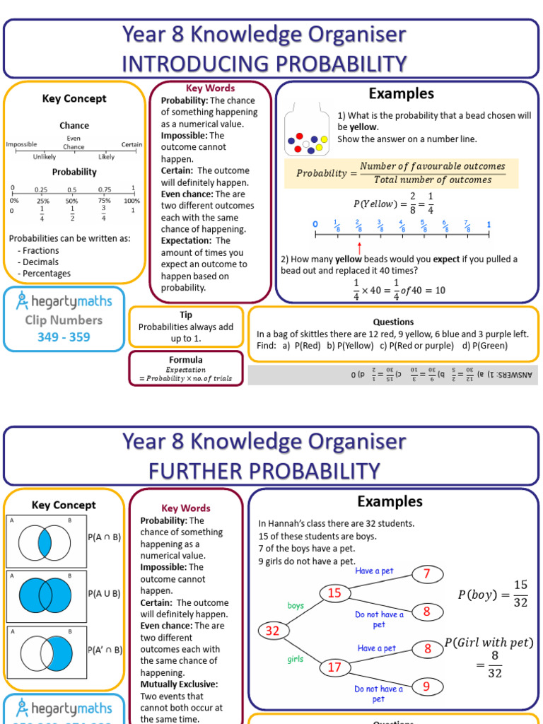 Y8_IntroductiontoProbability | PDF | Probability | Mathematics