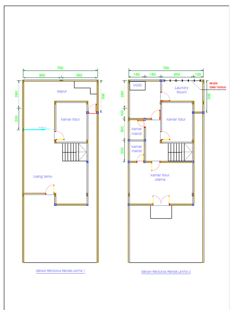 3.denah Rencana 1 | PDF