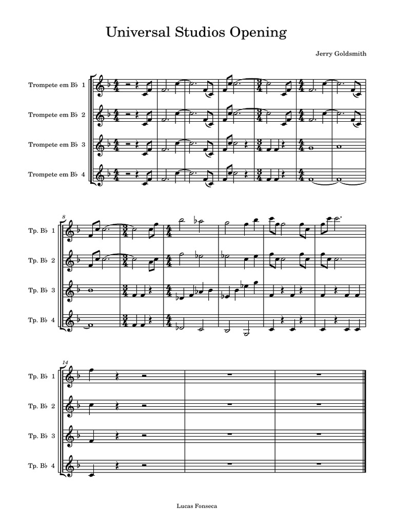 Universal Studios Opening | PDF