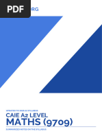 As Level Pure Maths Formula Sheet 9709 | PDF