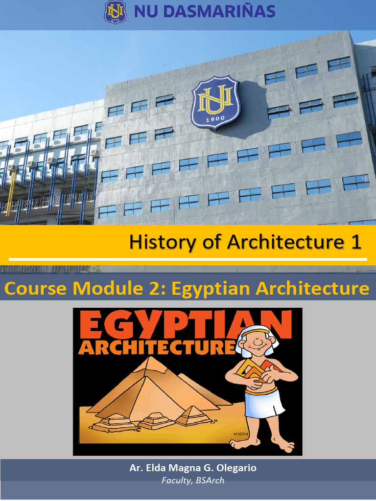 CM2 HOA1 Egyptian Architecture | PDF | Ancient Egypt | Column