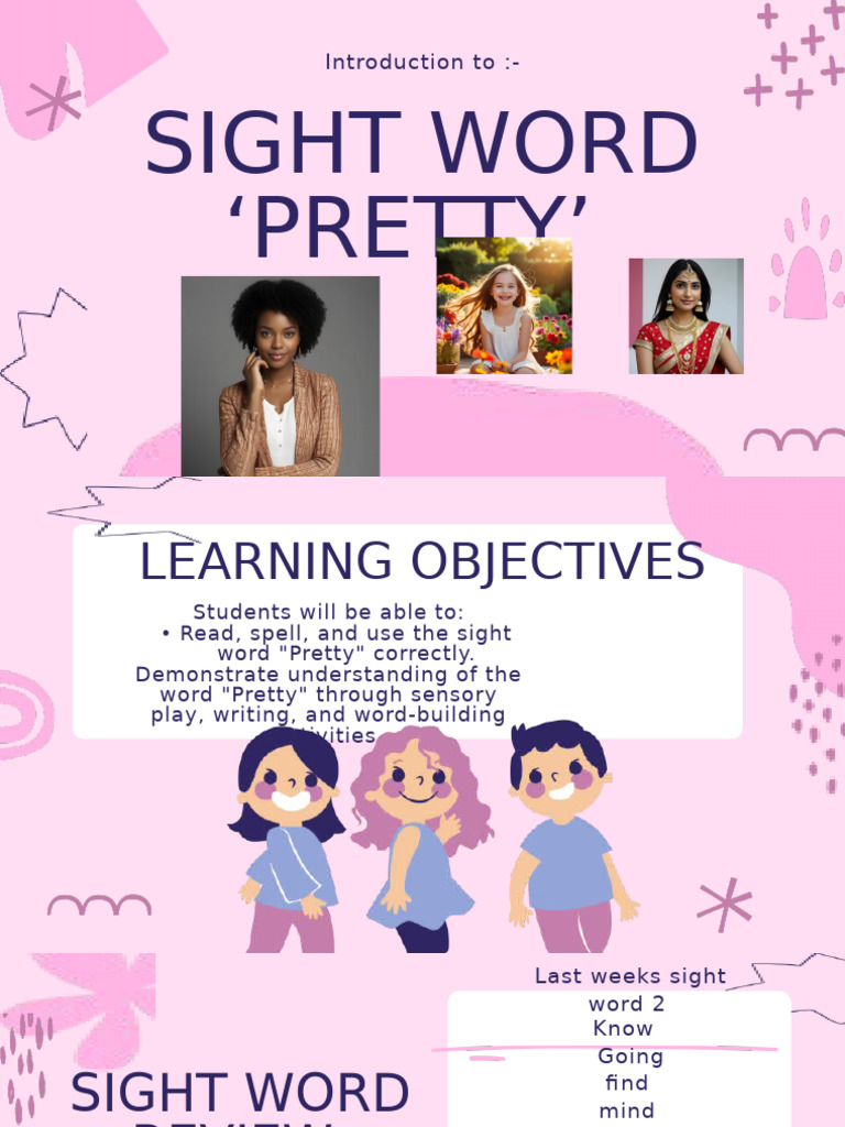 Sight Word ‘Pretty' | PDF