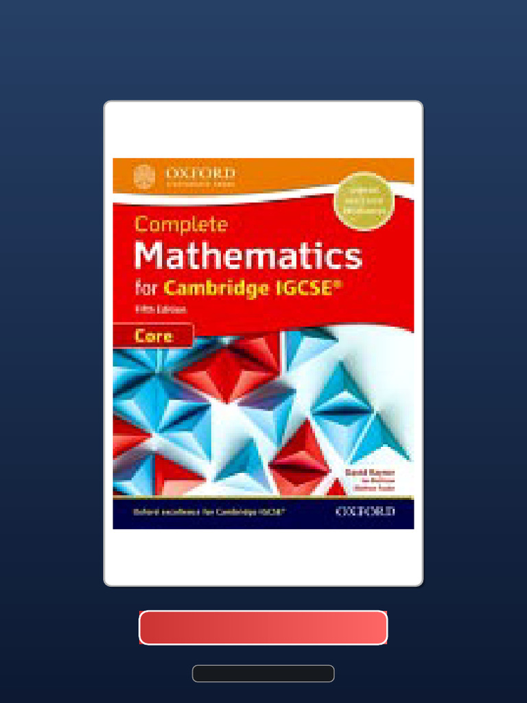 Get Test Bank For Complete Mathematics For Cambridge IGCSE Core Fifth ...