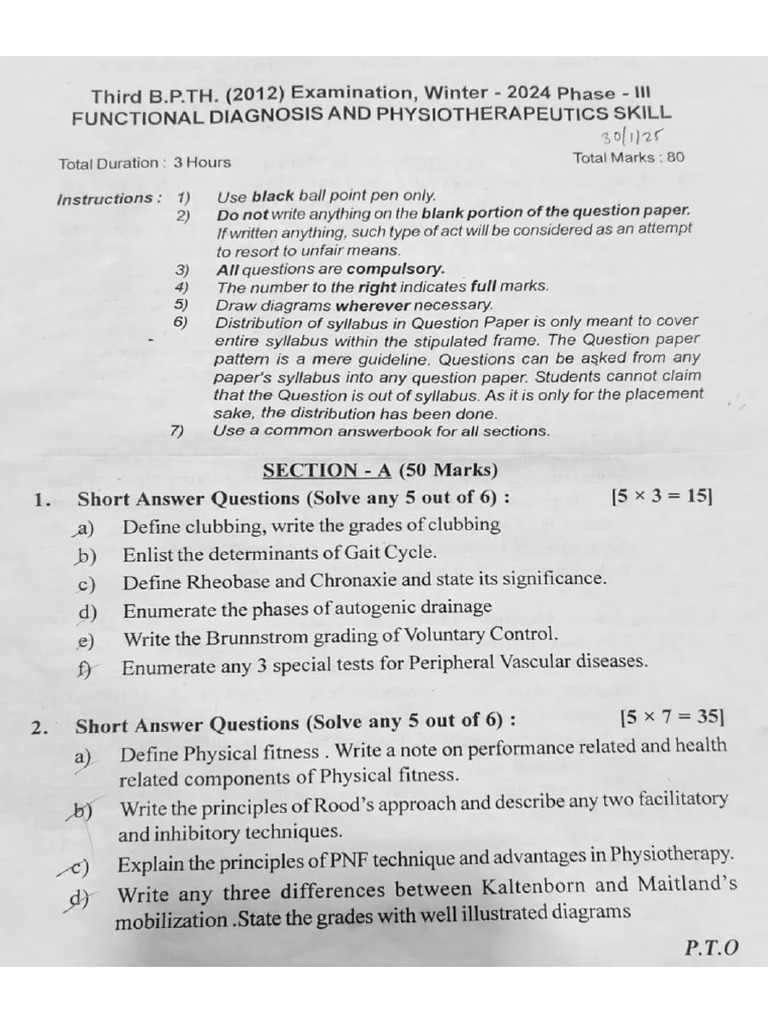 3rd Year Pyq Fdps | PDF