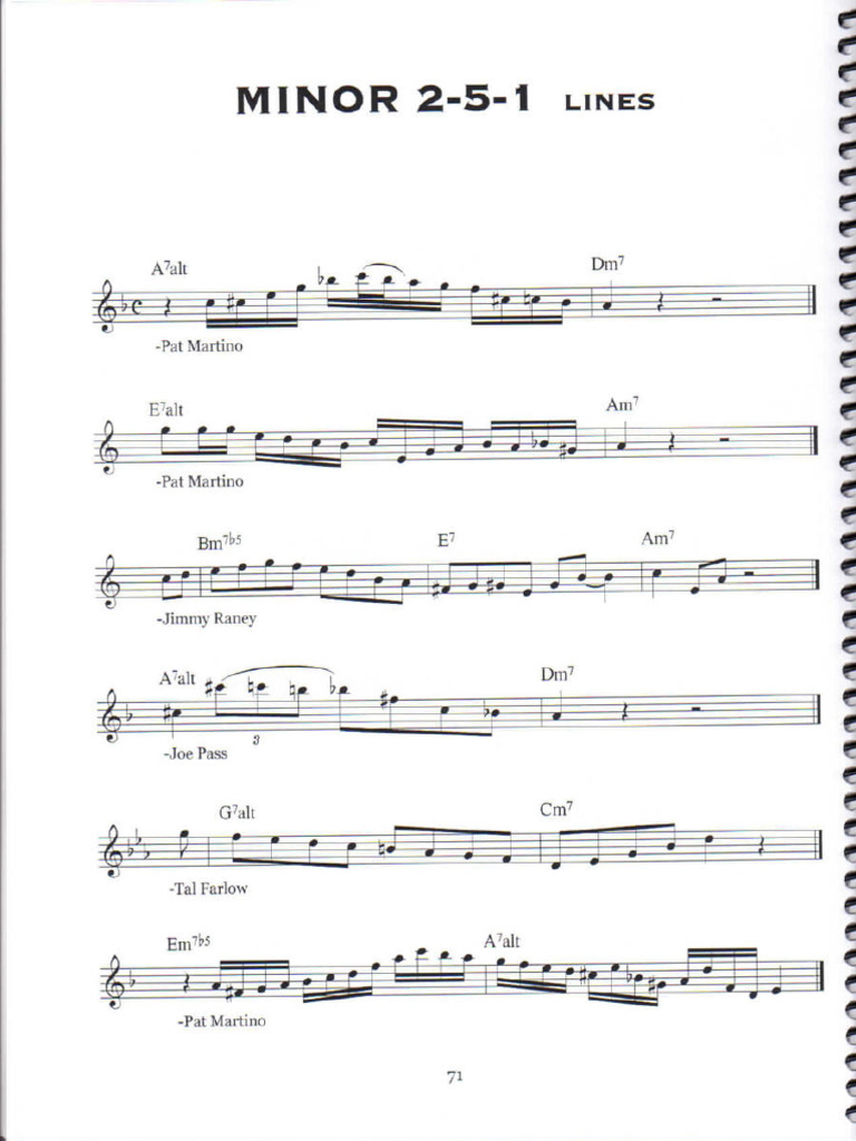 Minor 2 5 1 Lines | PDF