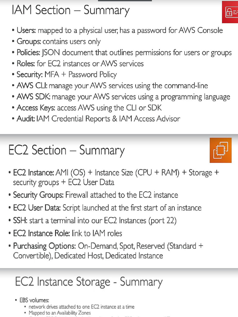 AWS Summary | PDF