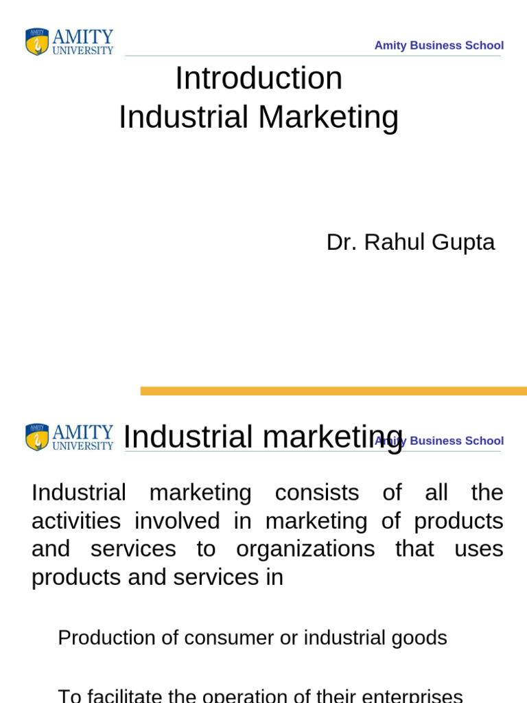 Understanding Industrial Marketing Concepts | PDF | Marketing | Sales