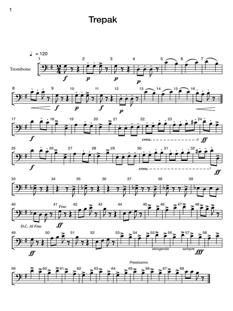 Trepak 2 | PDF | The Nutcracker | Compositions