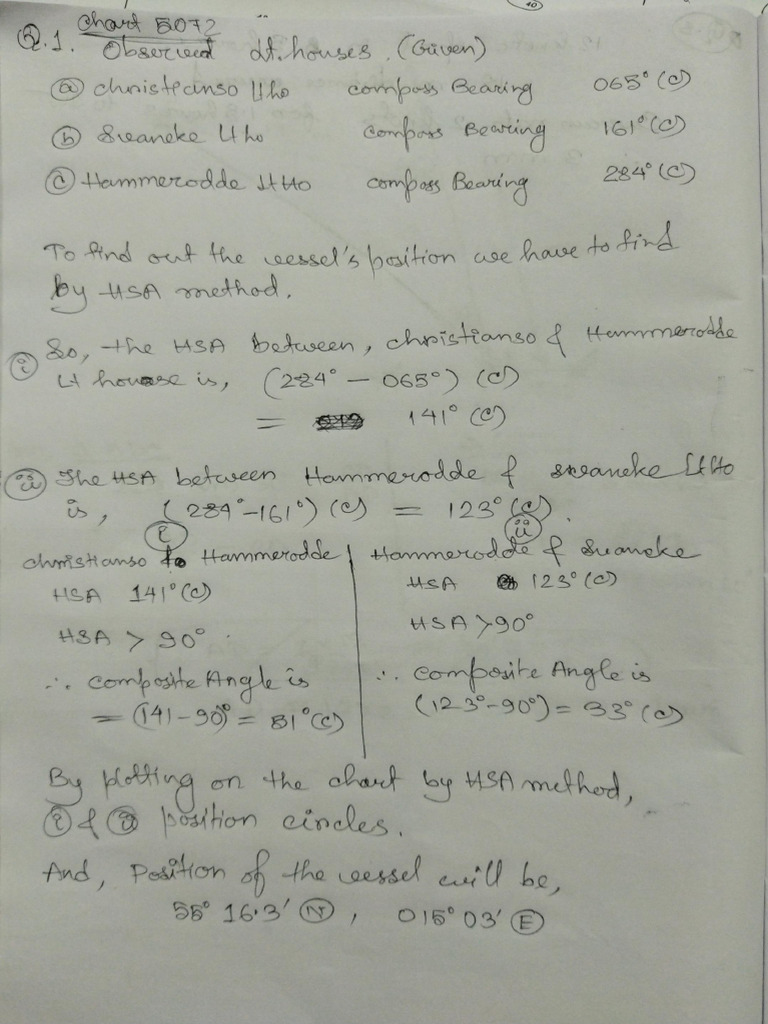 Chart Work 5072 | PDF
