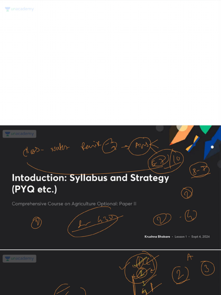 Intoduction Syllabus and Strategy PYQ Etc With Anno | PDF