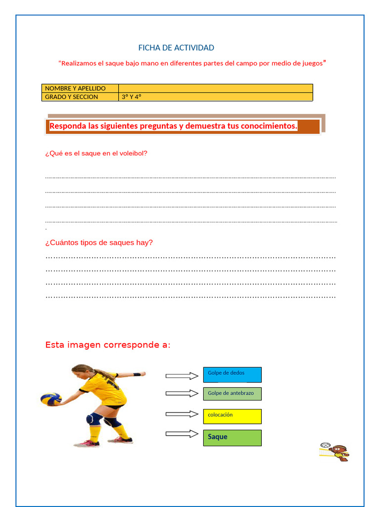 Ficha Ef 13 Junio | PDF