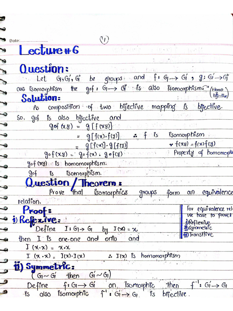 Lie Algebra (Sir Muzammil) | PDF