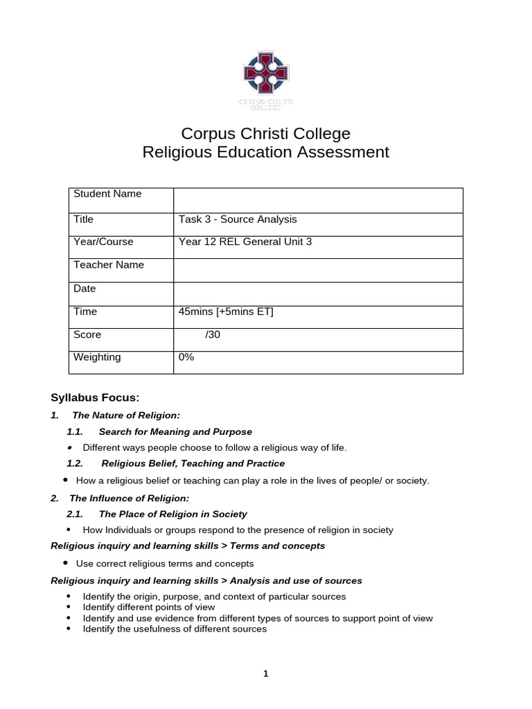 Practice Gen Unit 3 Answer Booklet 2025 | PDF