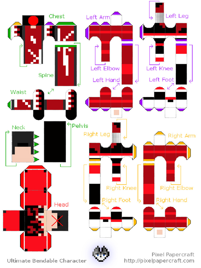 Minecraft Bendable Character | PDF