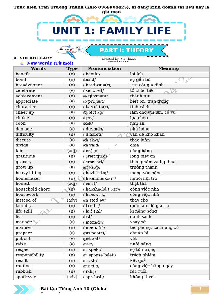 Unit 1 (Global 10) (HS) | PDF