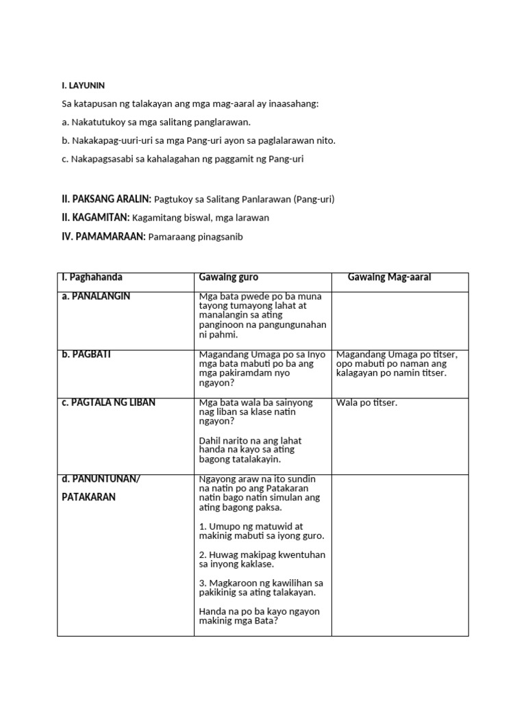 Demo Filipino Final | PDF