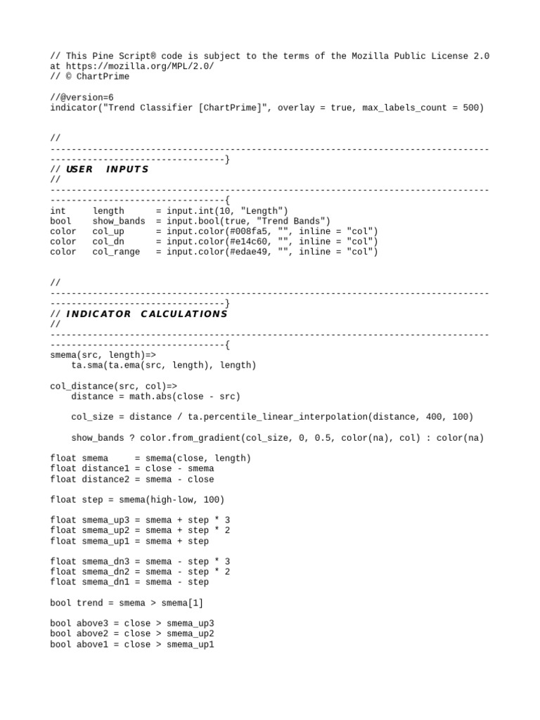 Trend Classifier (ChartPrime) | PDF | Computer Programming