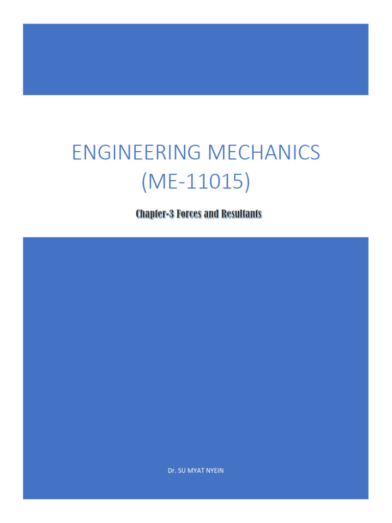 Chapter-3-Force Systems-1 | PDF | Euclidean Vector | Elementary Mathematics