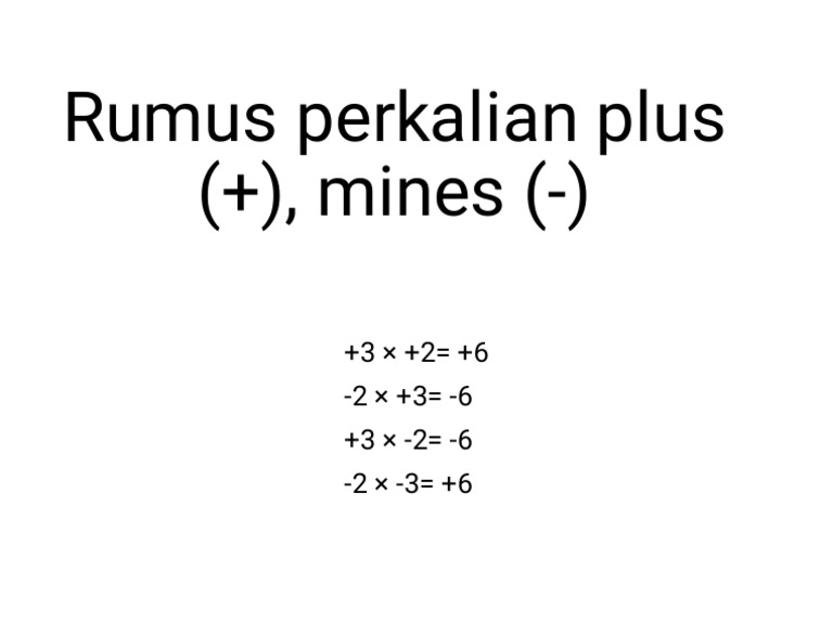 Rumus Perkalian-WPS Office | PDF