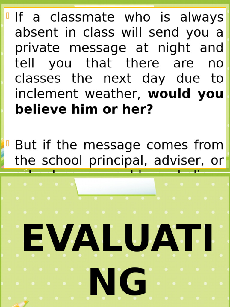 Module 3 Evaluating Sources | PDF