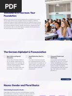A1 German Language Course Notes | PDF | German Language | Grammatical ...